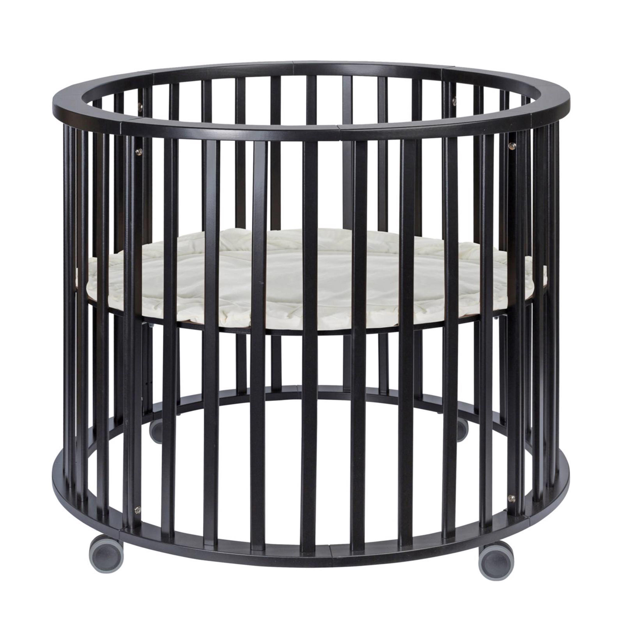 Kidsriver Circa baby box rond Ø95 cm zwart | wehkamp