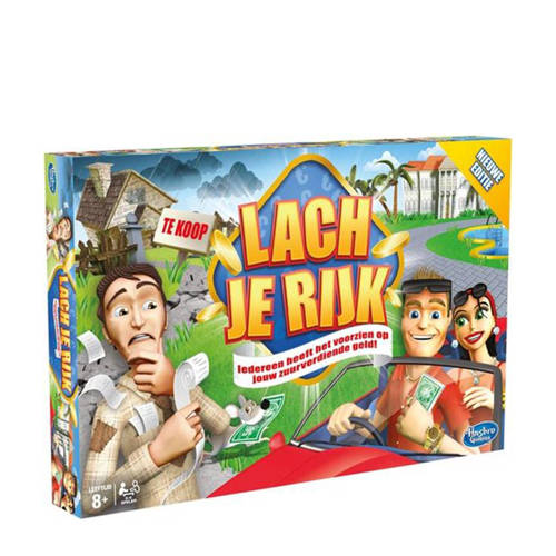 Aanbieding: Hasbro Gaming Lach Je Rijk Monopoly Editie Bordspel ...
