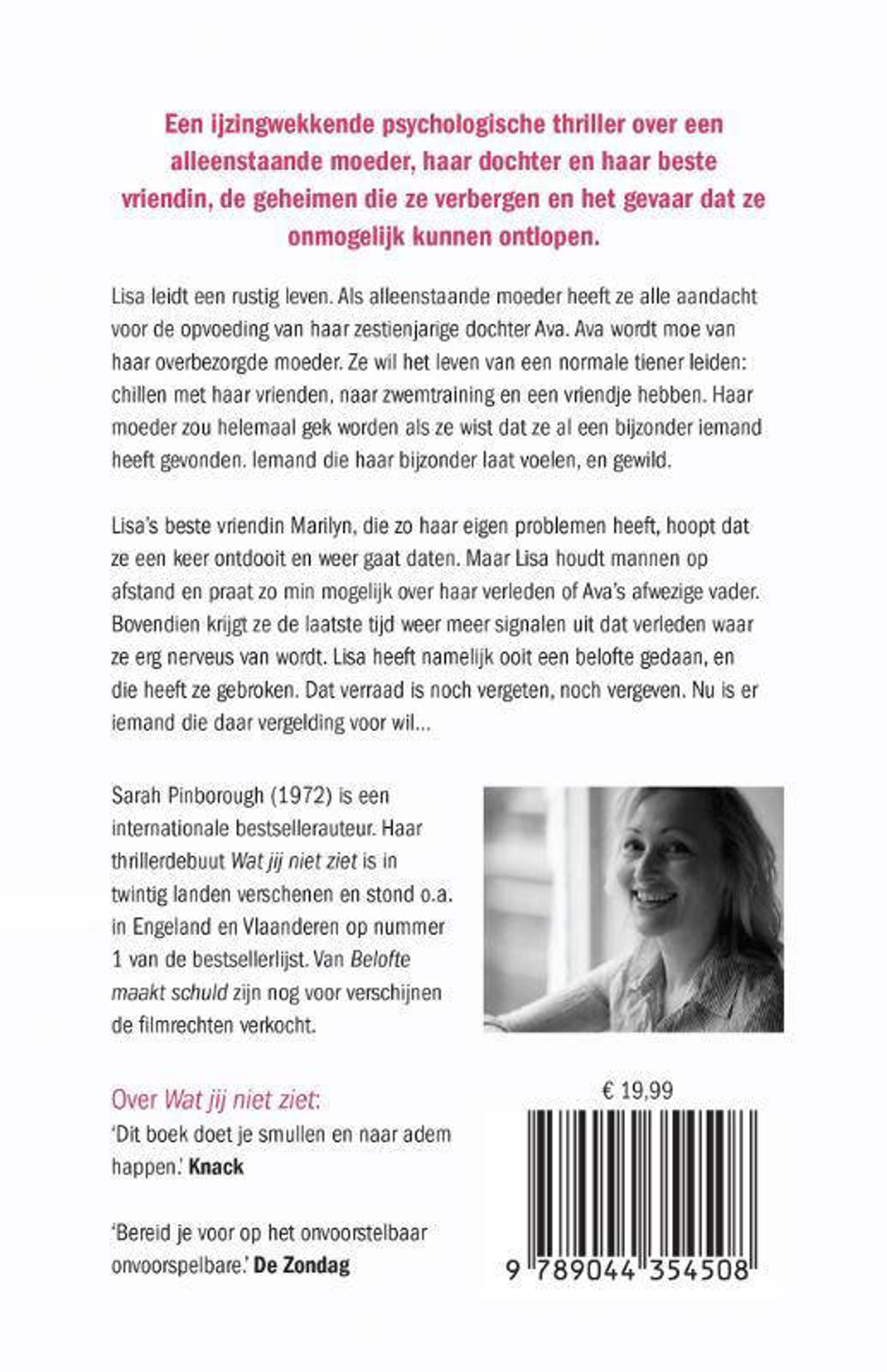 Sarah Pinborough Belofte maakt schuld | wehkamp