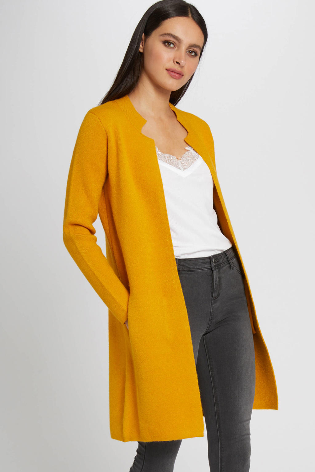 Morgan vest geel | wehkamp