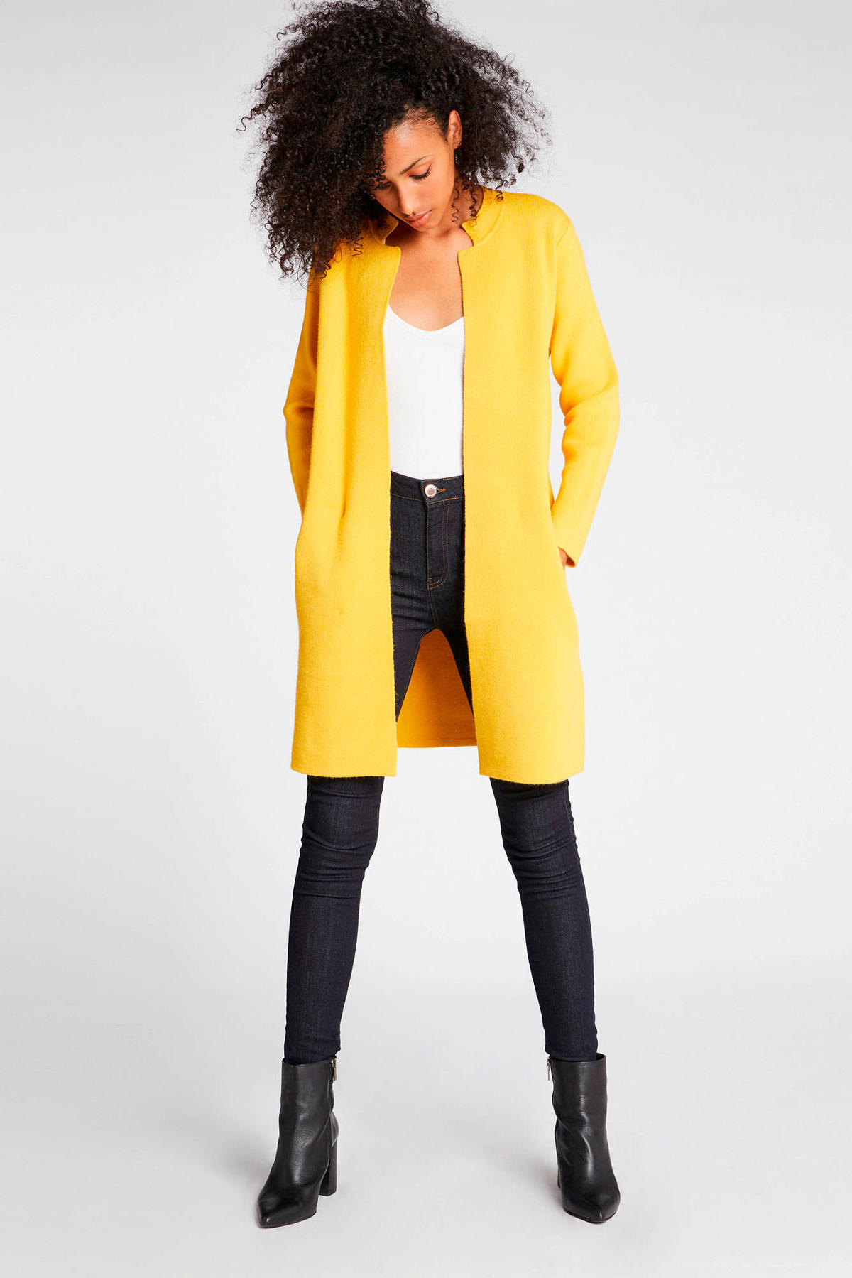 Morgan vest geel | wehkamp