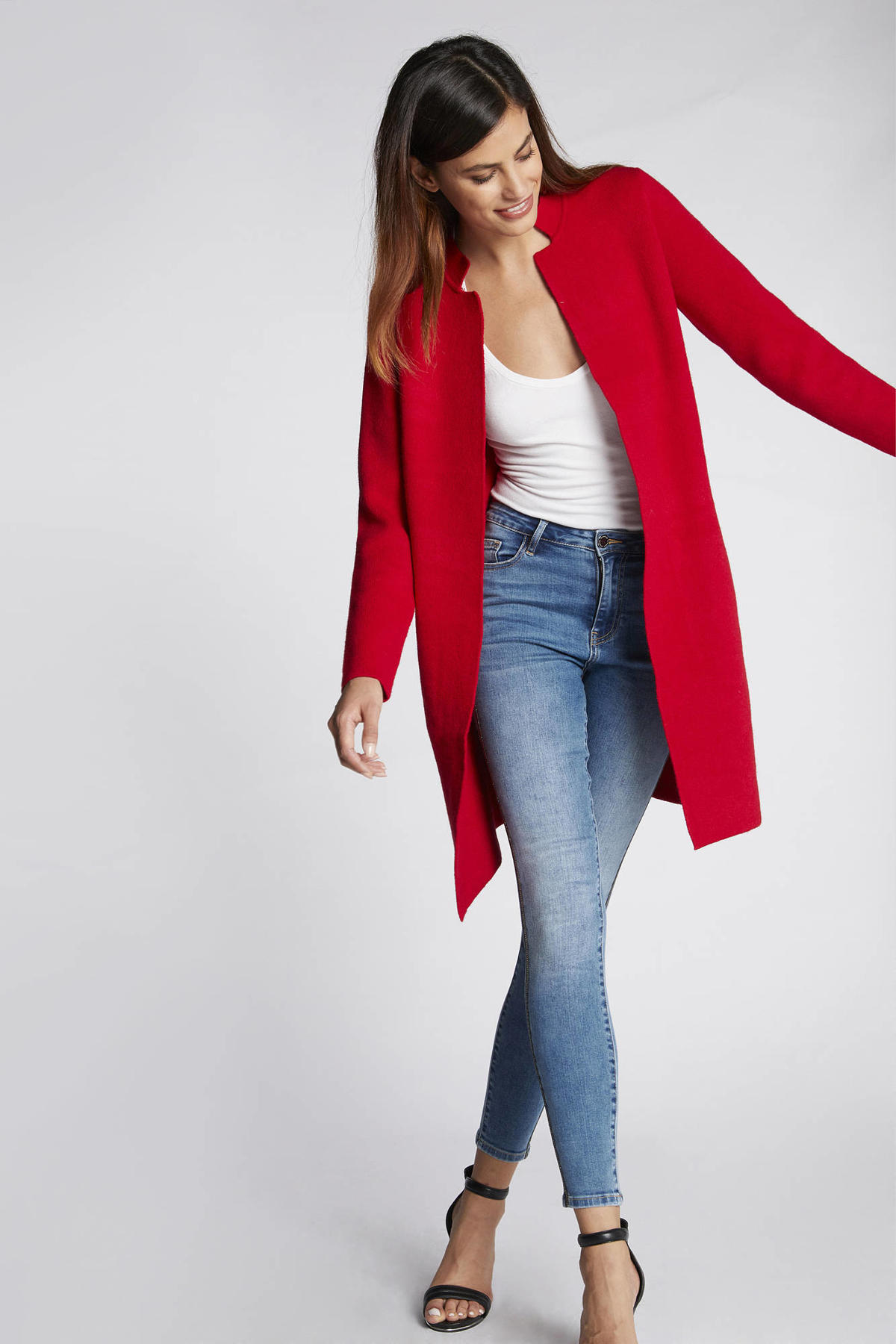 Morgan vest rood | wehkamp