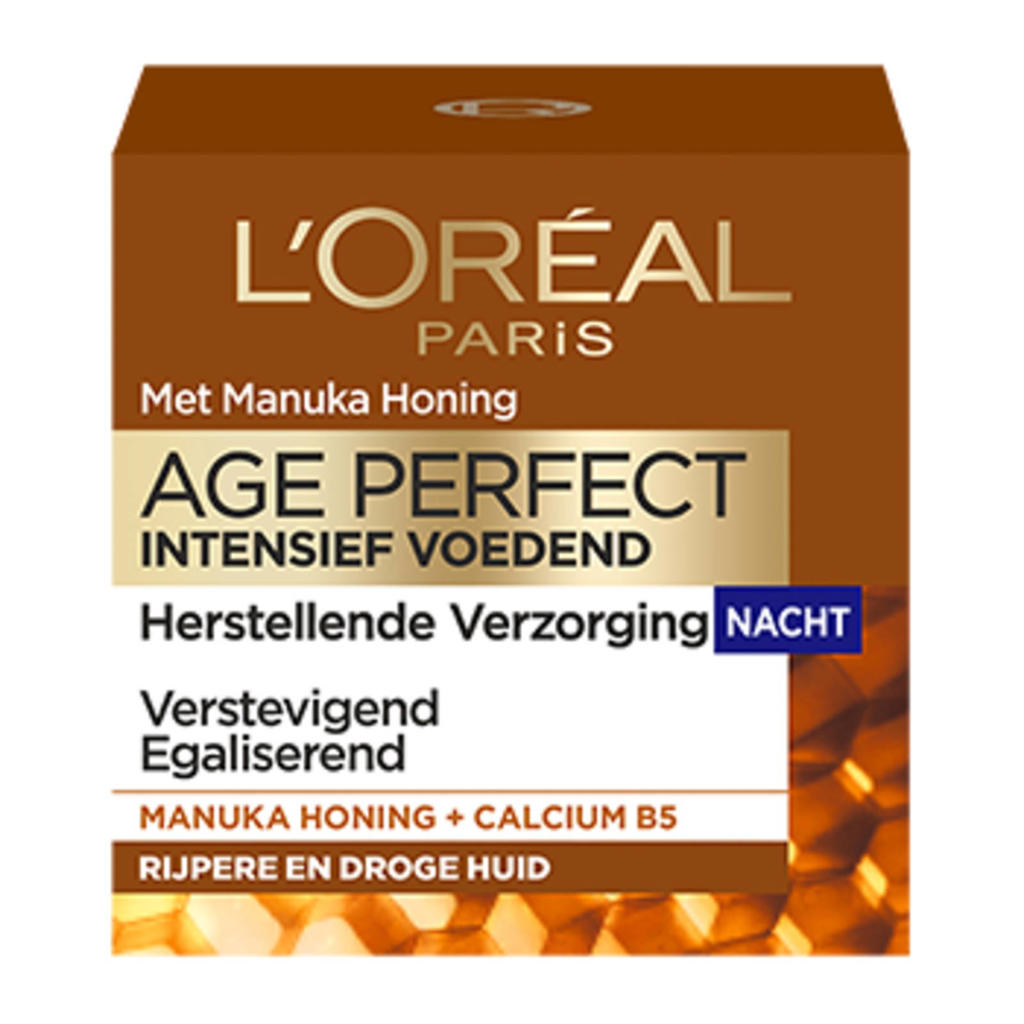 L'Oréal Paris Age Perfect Manuka Honey nachtcrème - 50 ml | wehkamp