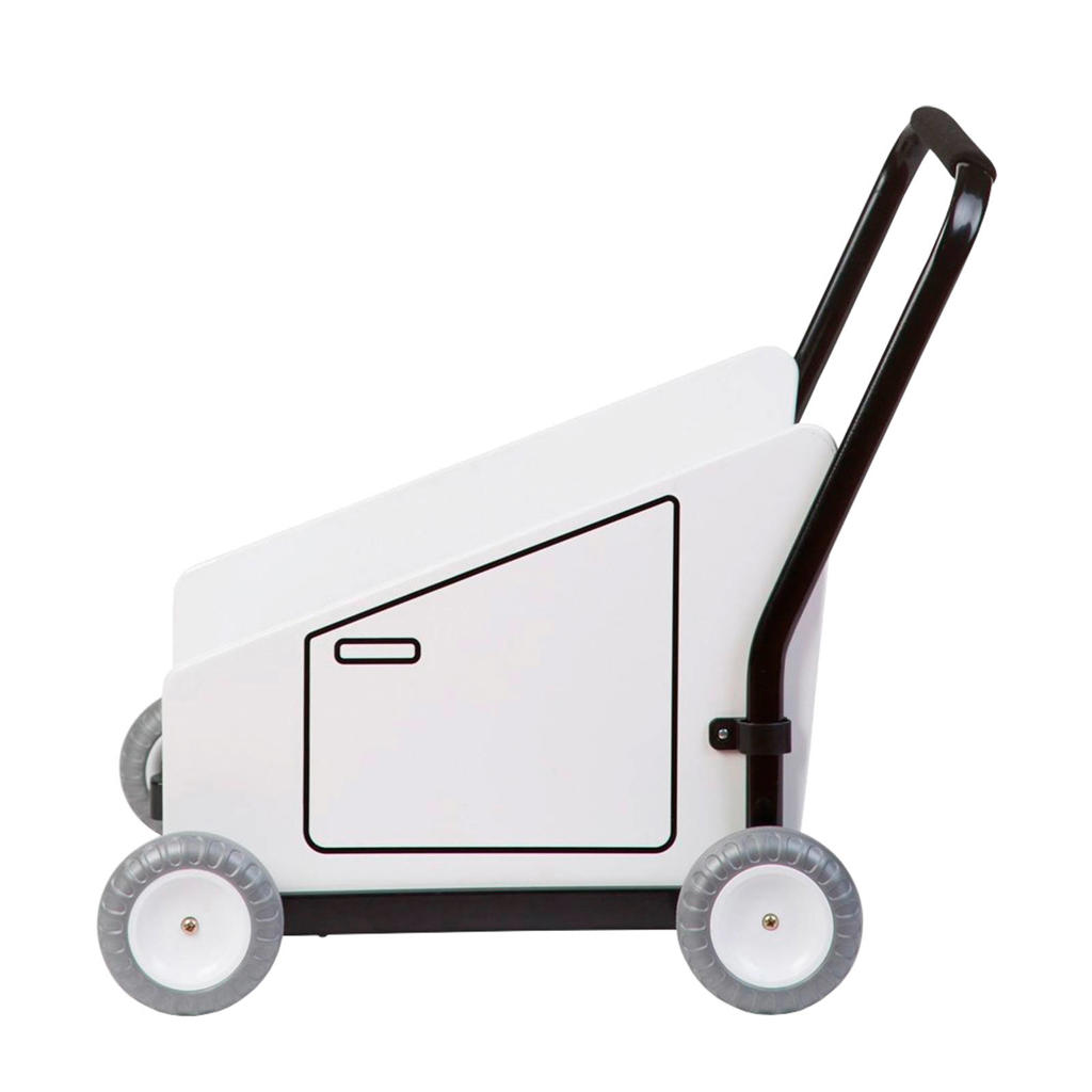 Childwood houten loopwagen met muziekbox wit | wehkamp