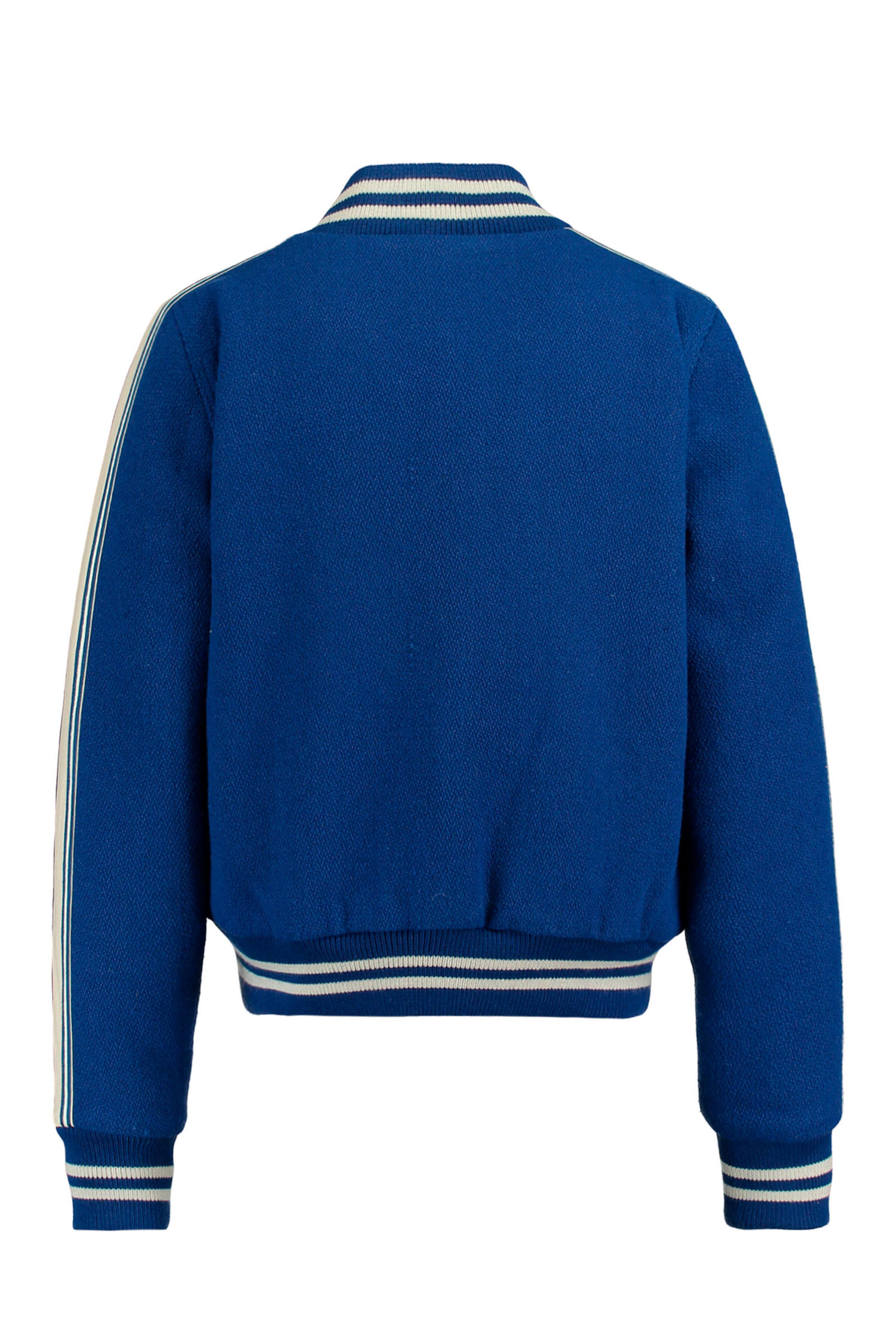 America Today baseball jack met wol Jenny blauw | wehkamp