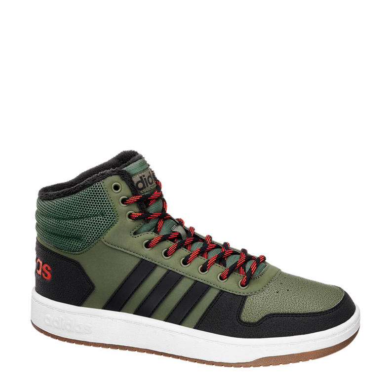 adidas Hoops 2.0 Mid sneakers groen | wehkamp