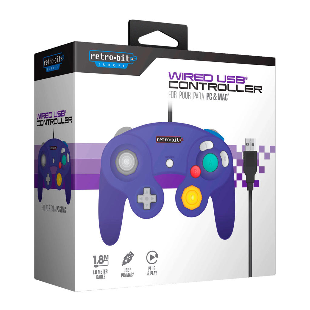 Retro-Bit GameCube USB controller | wehkamp