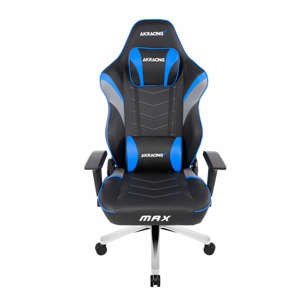 AKRacing Master Max - PU leren gamestoel blauw | wehkamp