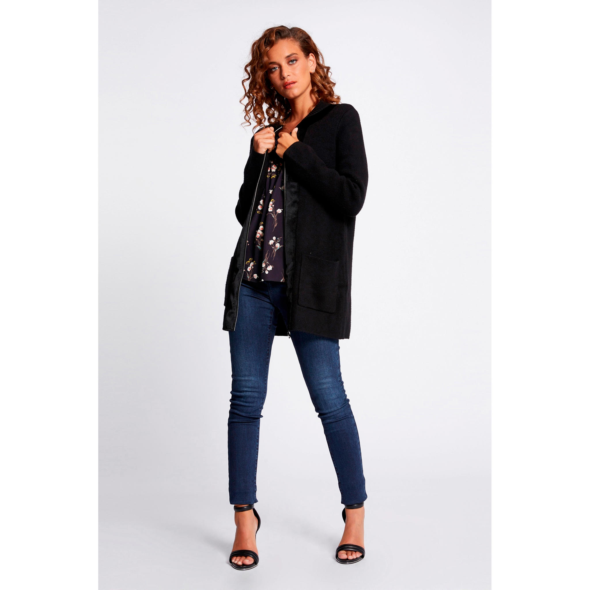 Morgan vest zwart | wehkamp