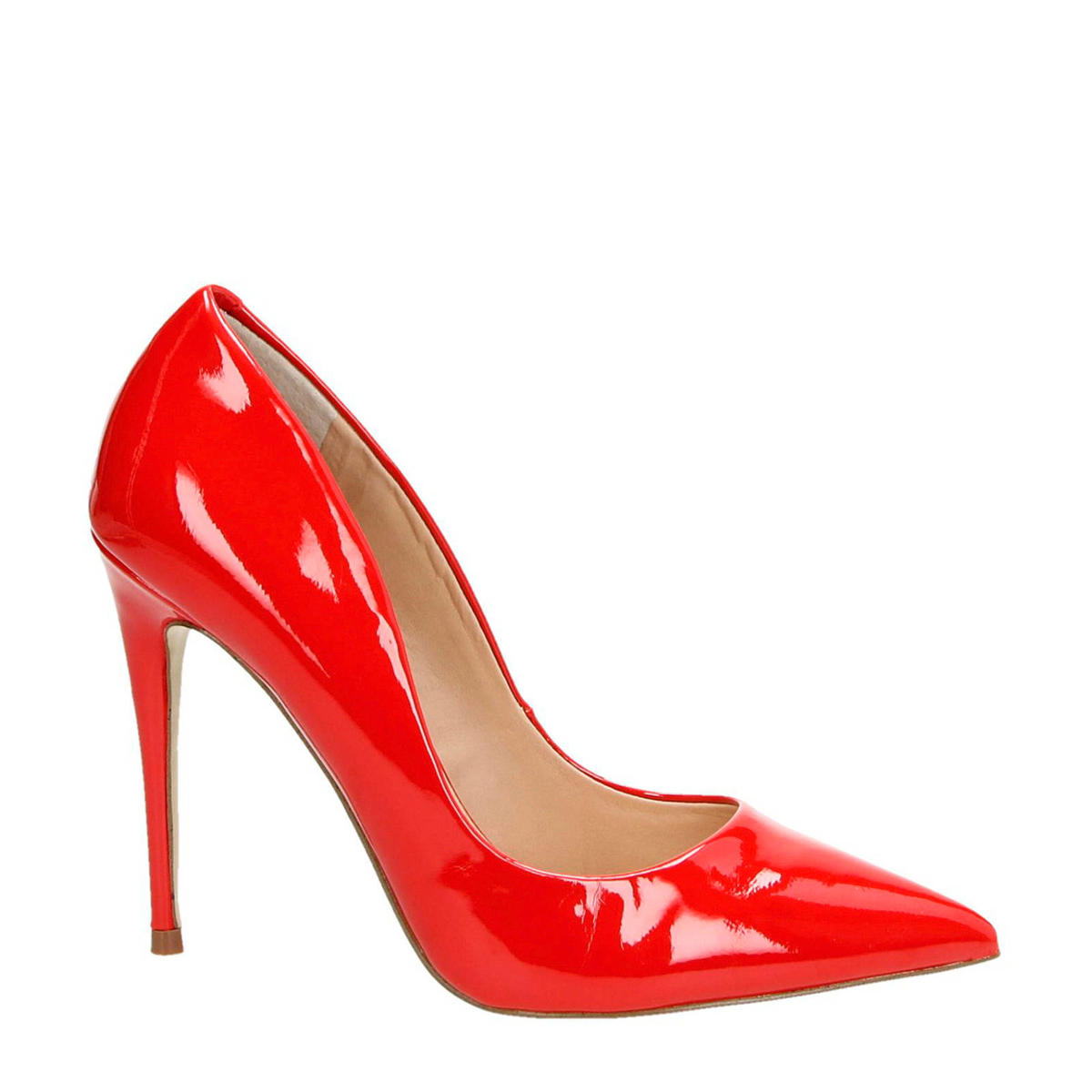 Steve Madden lakleren pump rood | wehkamp