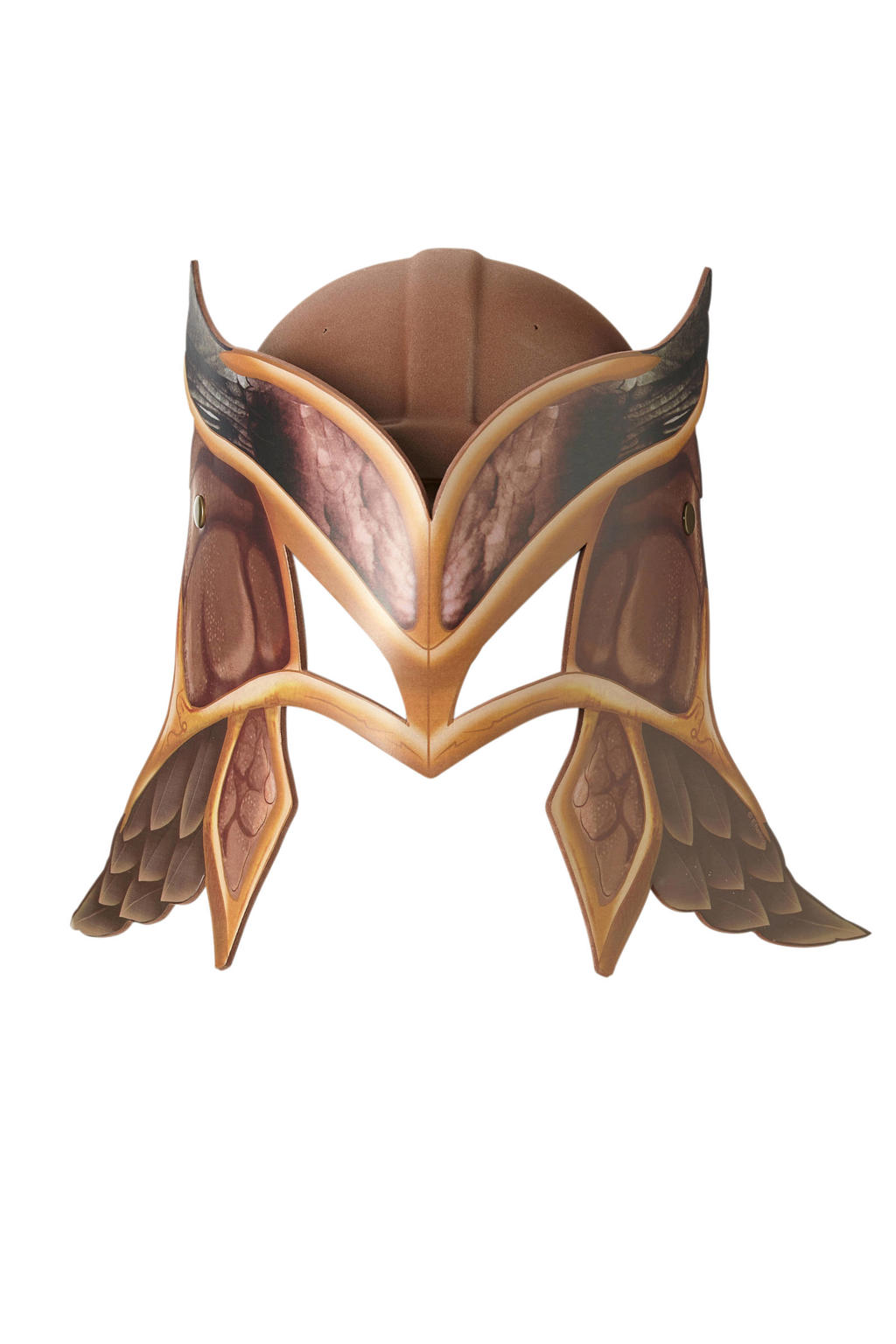 Efteling Raveleijn helm bruin incl. masker Joost | wehkamp