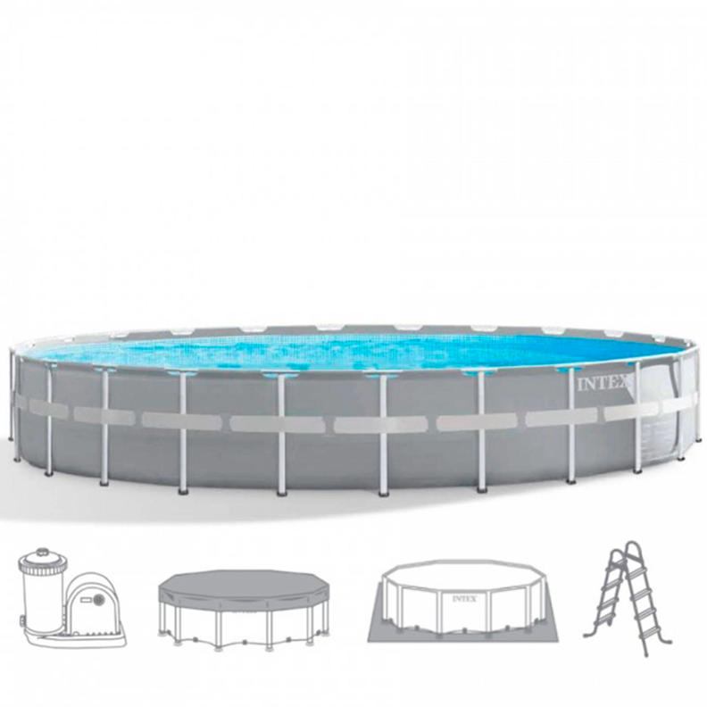 Intex Prism frame zwembad (Ø610x132 cm) met filterpomp | wehkamp