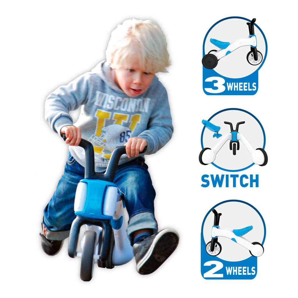 Chillafish Bunzi 2-in-1 loopfiets blauw | wehkamp