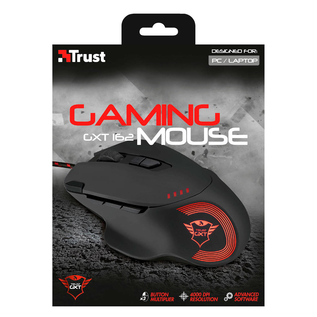 Trust Gaming GXT 162 optical gaming muis | wehkamp