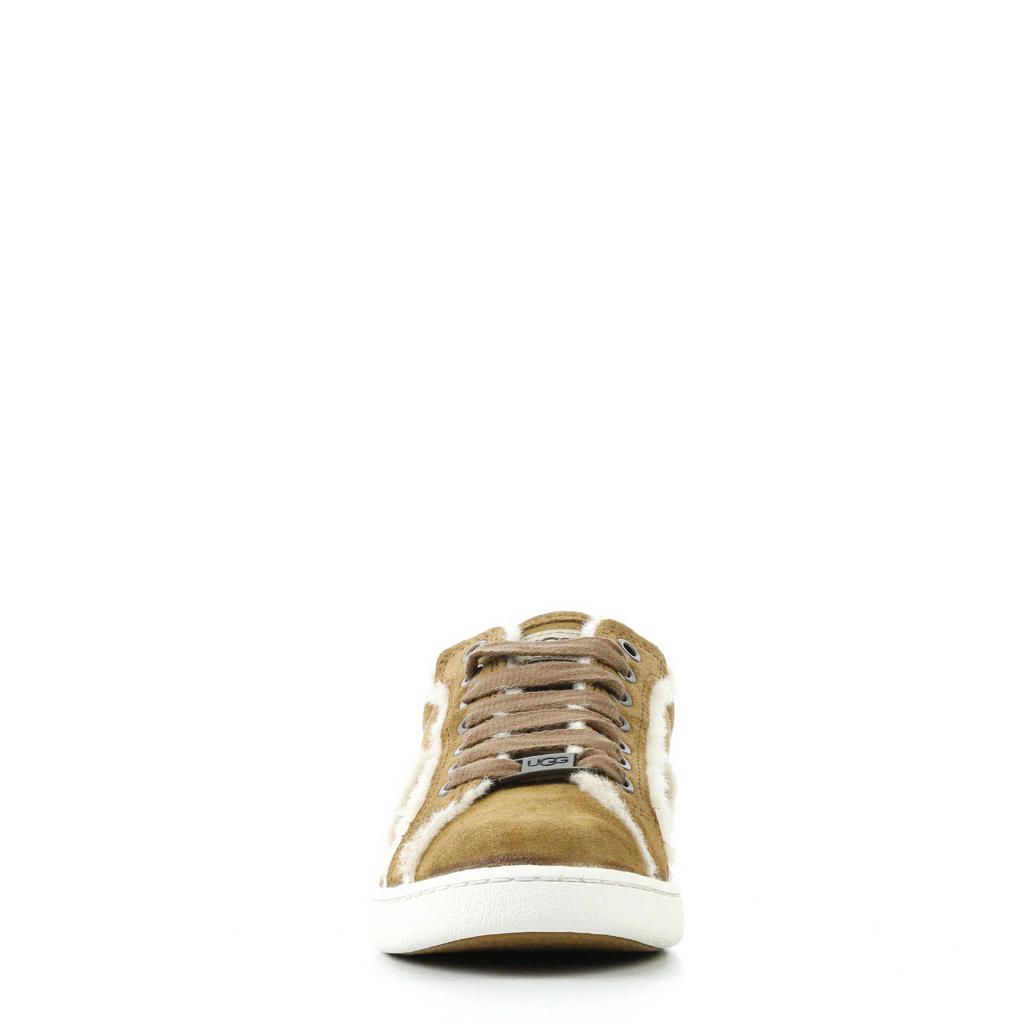 UGG Milo Spill Seam suède sneakers cognac | wehkamp