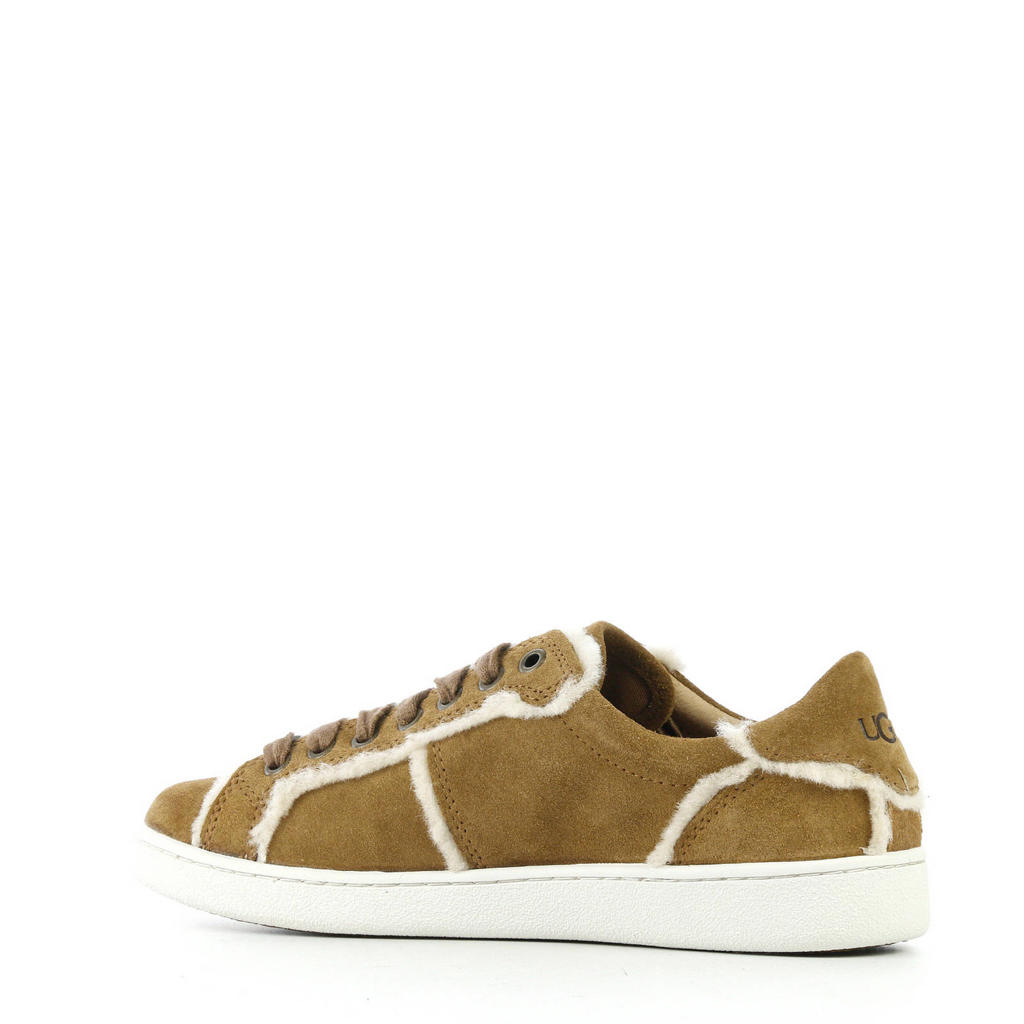 UGG Milo Spill Seam suède sneakers cognac | wehkamp