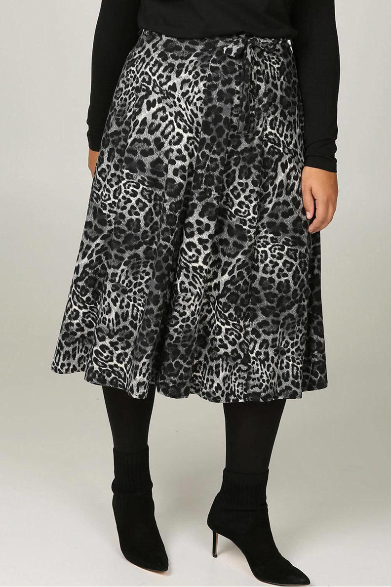 Paprika rok met panterprint | wehkamp