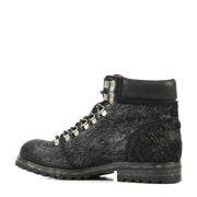 Michael Kors veterboots zwart met ponyhair | wehkamp