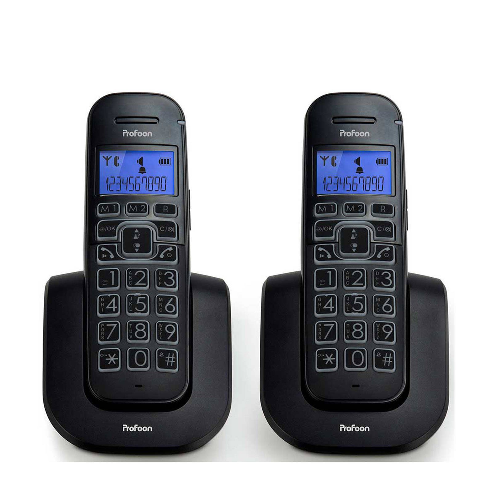 Profoon PDX-2808 DUO Huistelefoon | wehkamp