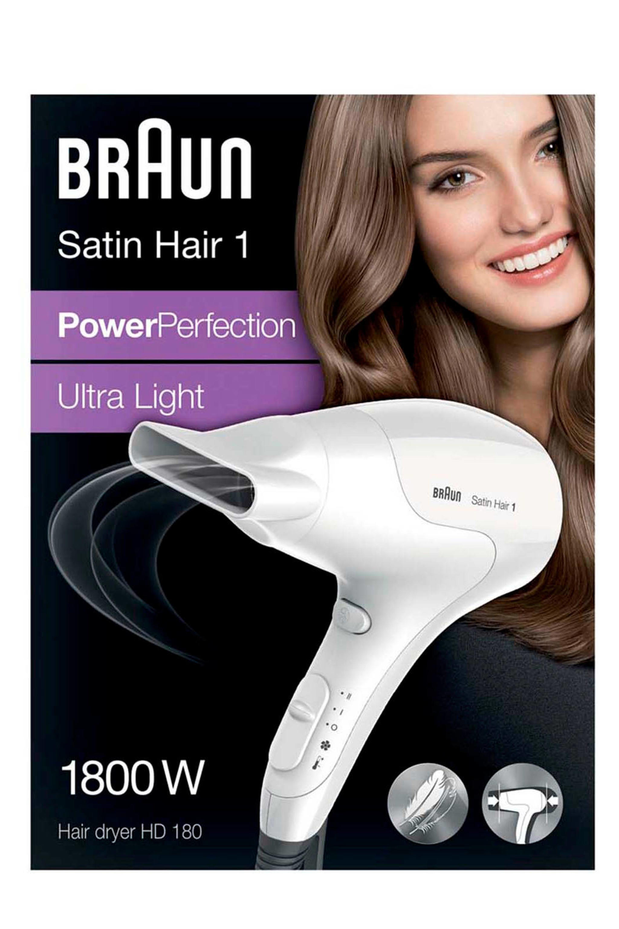 Braun Satin Hair 1 PowerPerfection HD180 haardroger | wehkamp