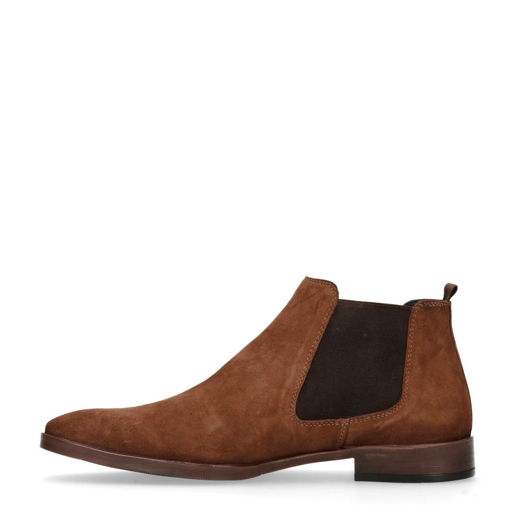 Sacha suède chelsea boots bruin | wehkamp
