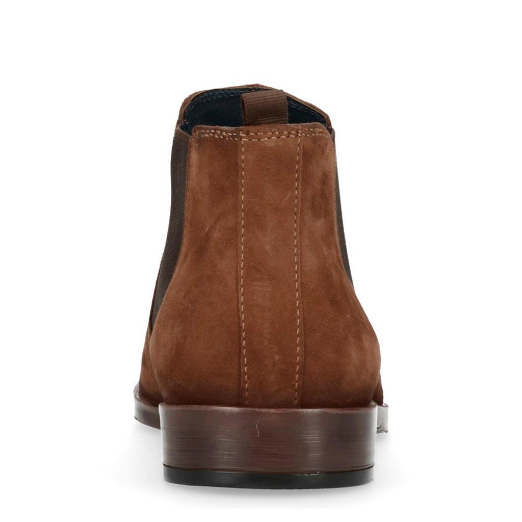 Sacha suède chelsea boots bruin | wehkamp