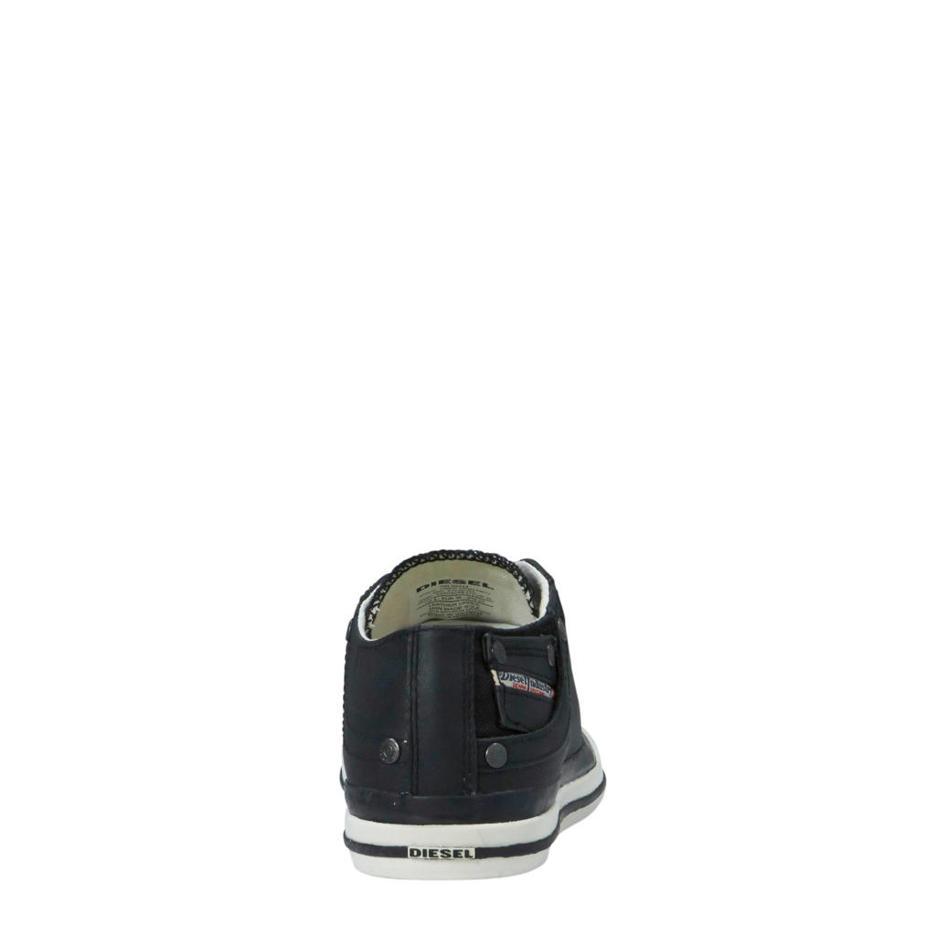 Diesel Exposure IV Low W leren sneakers zwart | wehkamp