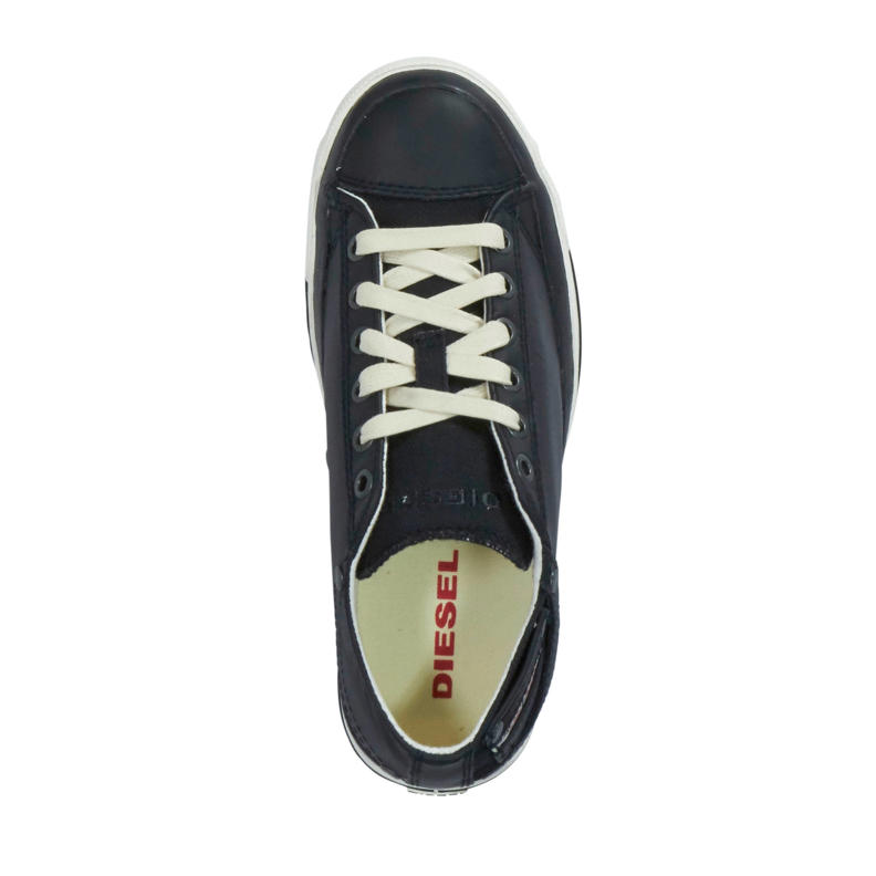 Diesel Exposure IV Low W leren sneakers zwart | wehkamp