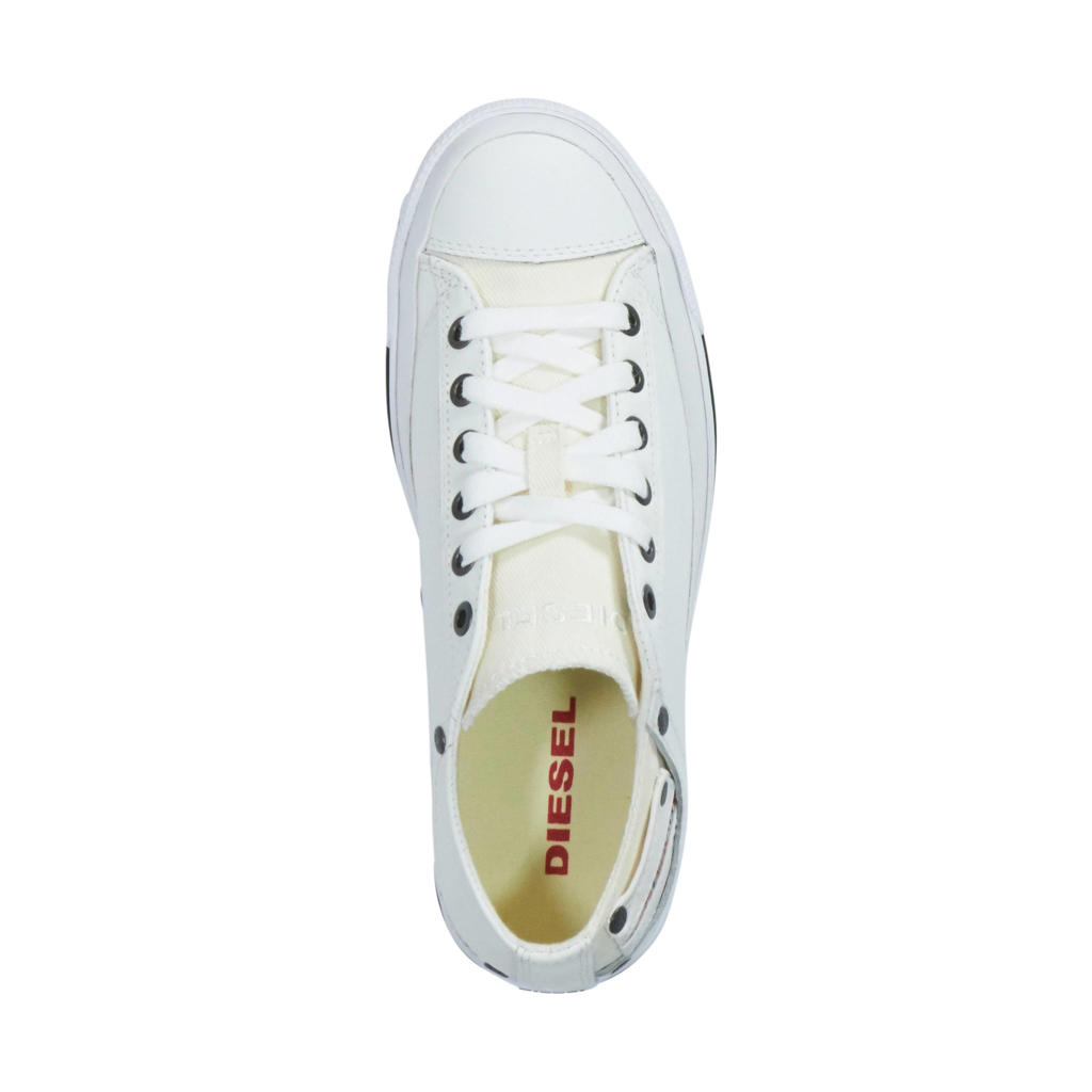 Diesel Exposure IV Low W leren sneakers wit | wehkamp