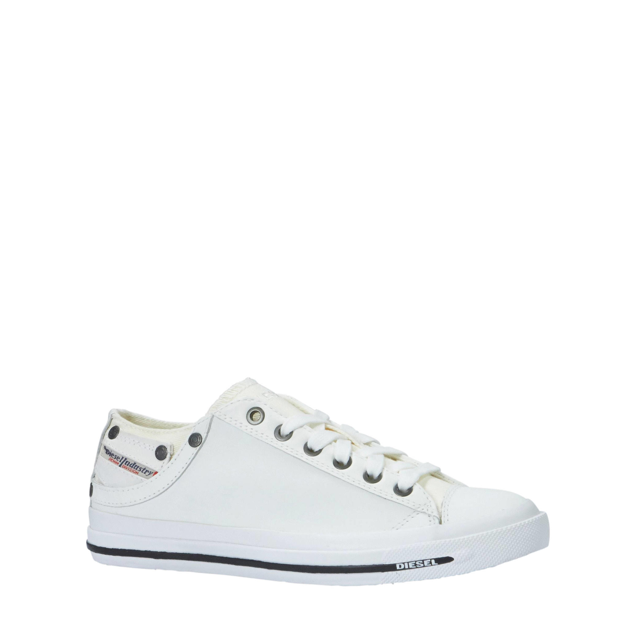 Diesel Exposure IV Low W leren sneakers wit | wehkamp
