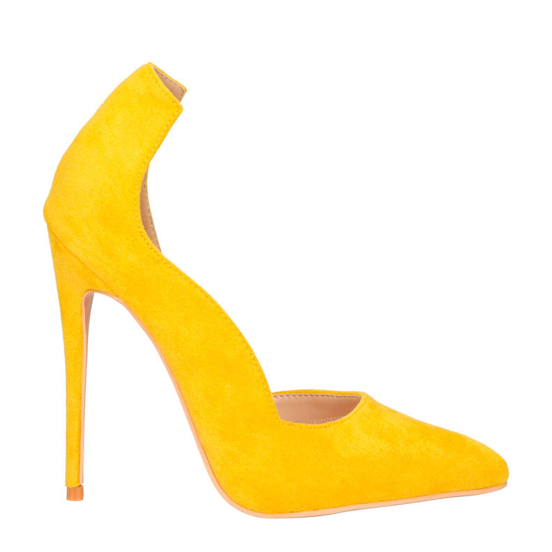 Lost Ink pumps geel | wehkamp