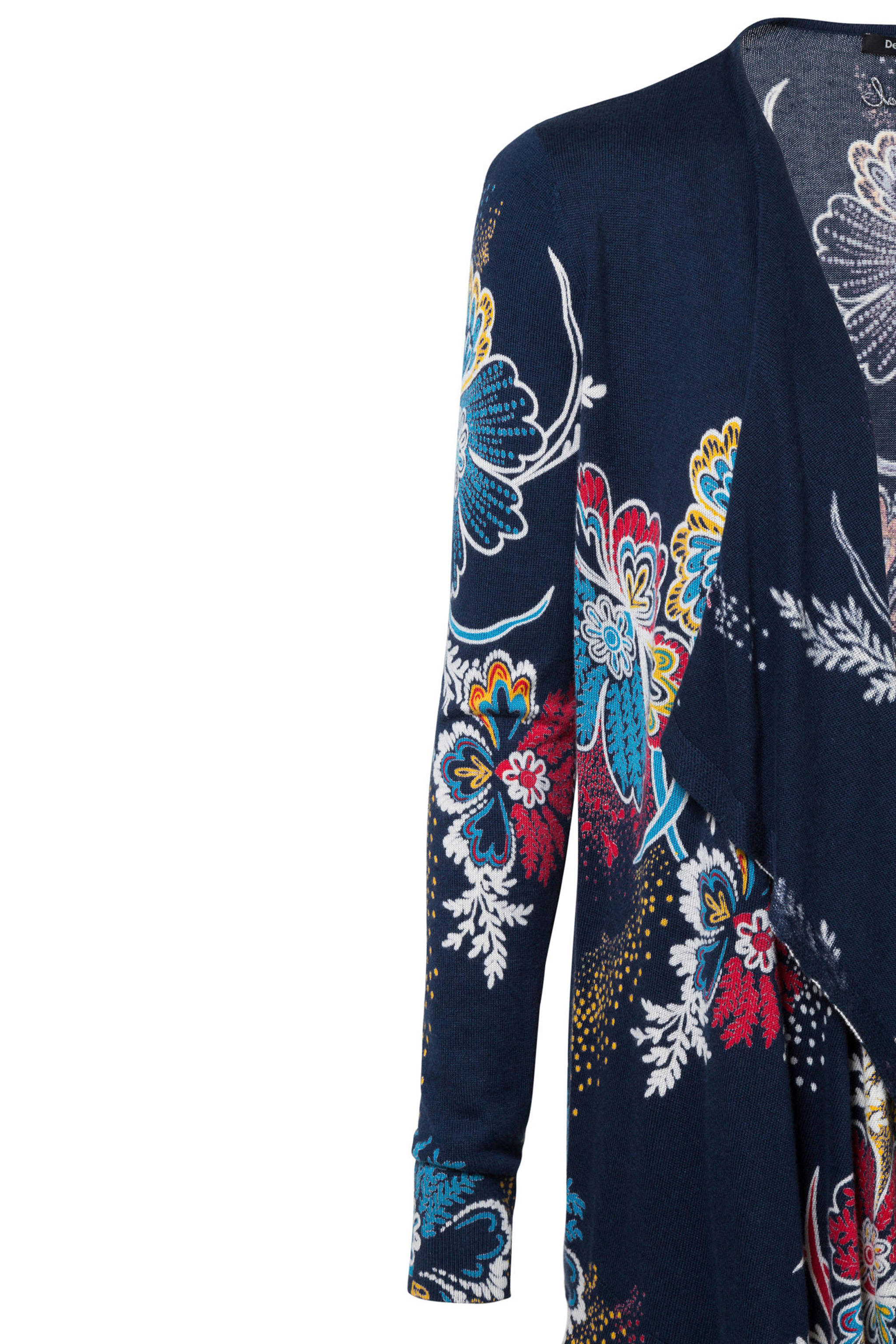 Desigual vest met all over print blauw | wehkamp