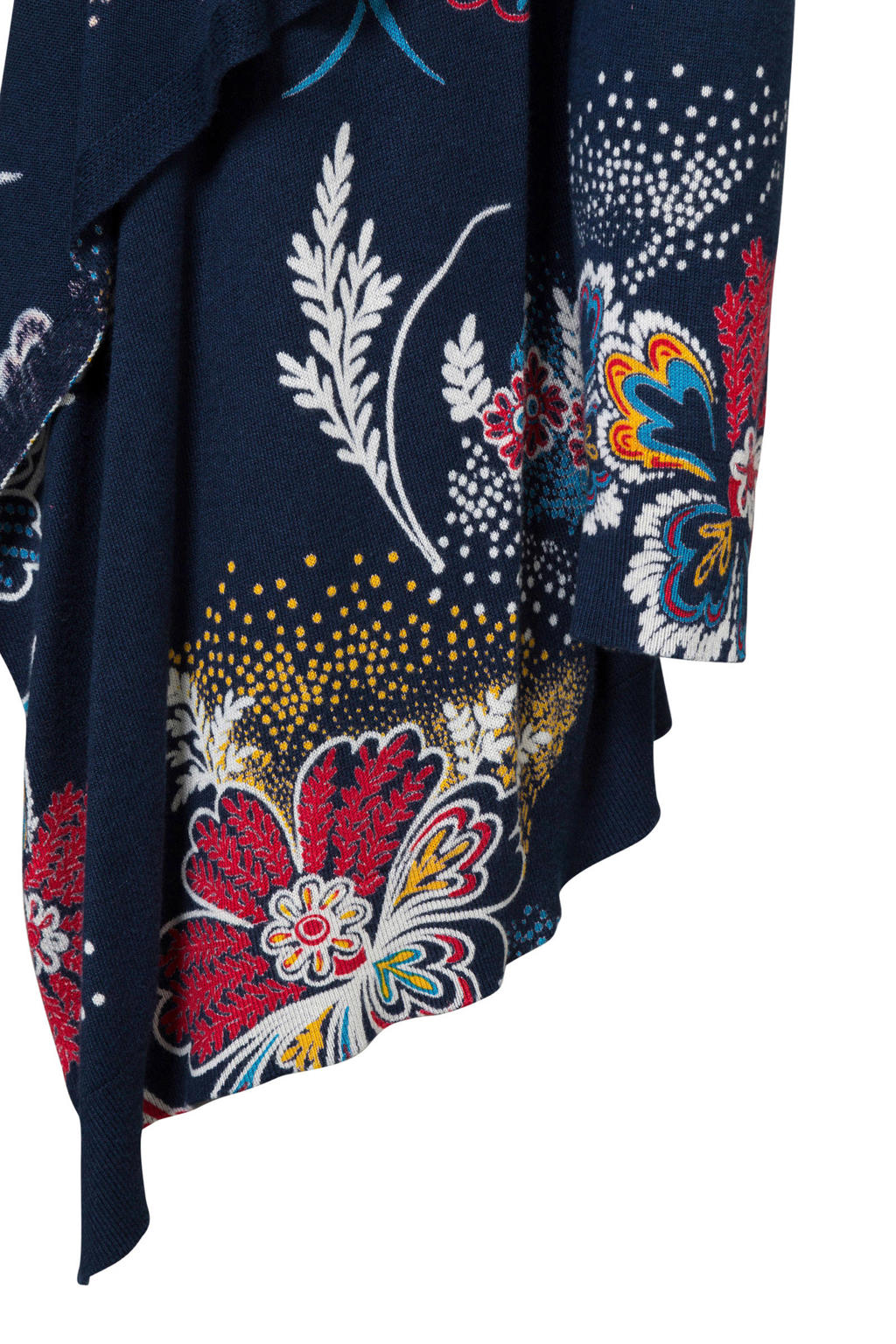 Desigual vest met all over print blauw | wehkamp