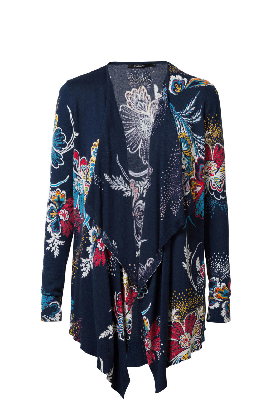 Desigual vest met all over print blauw | wehkamp