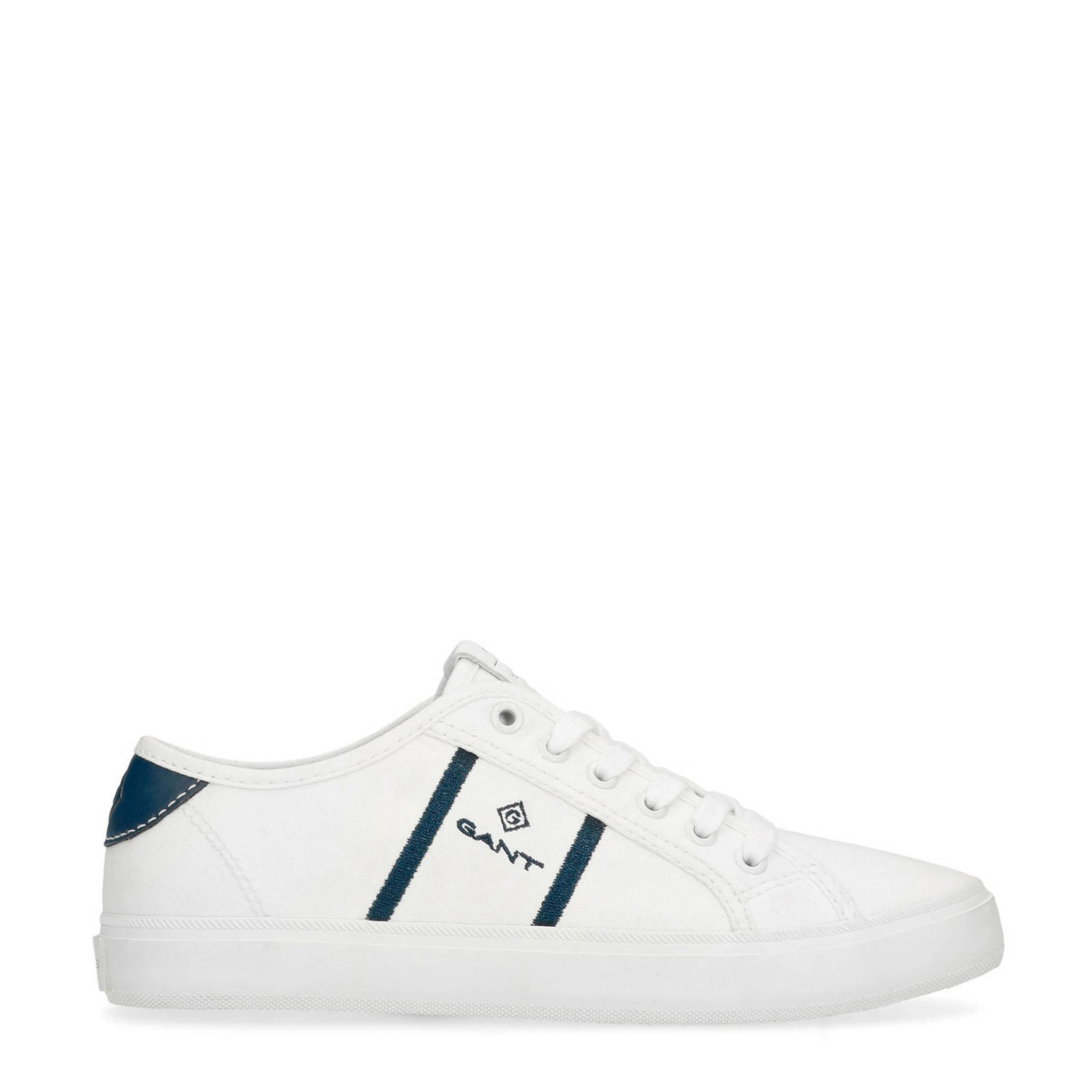GANT sneakers wit/donkerblauw | wehkamp