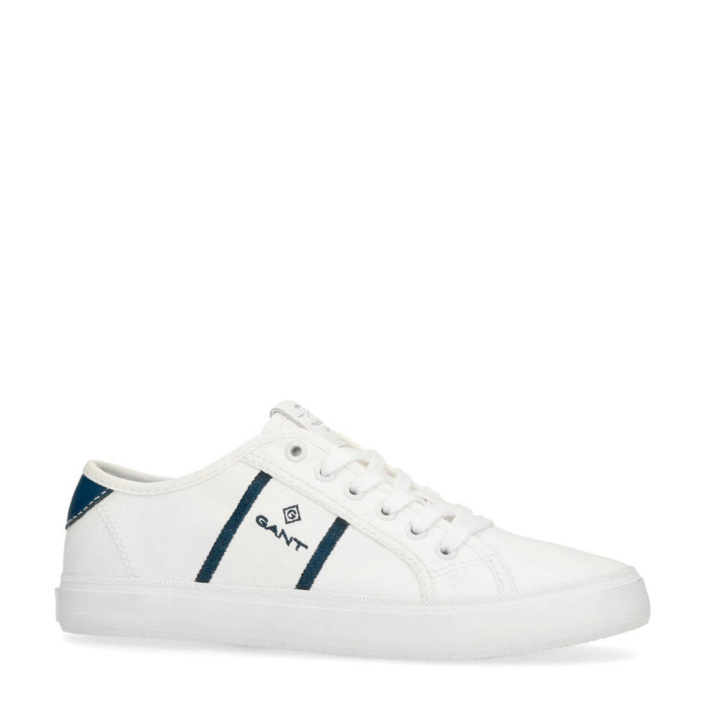 GANT sneakers wit/donkerblauw | wehkamp