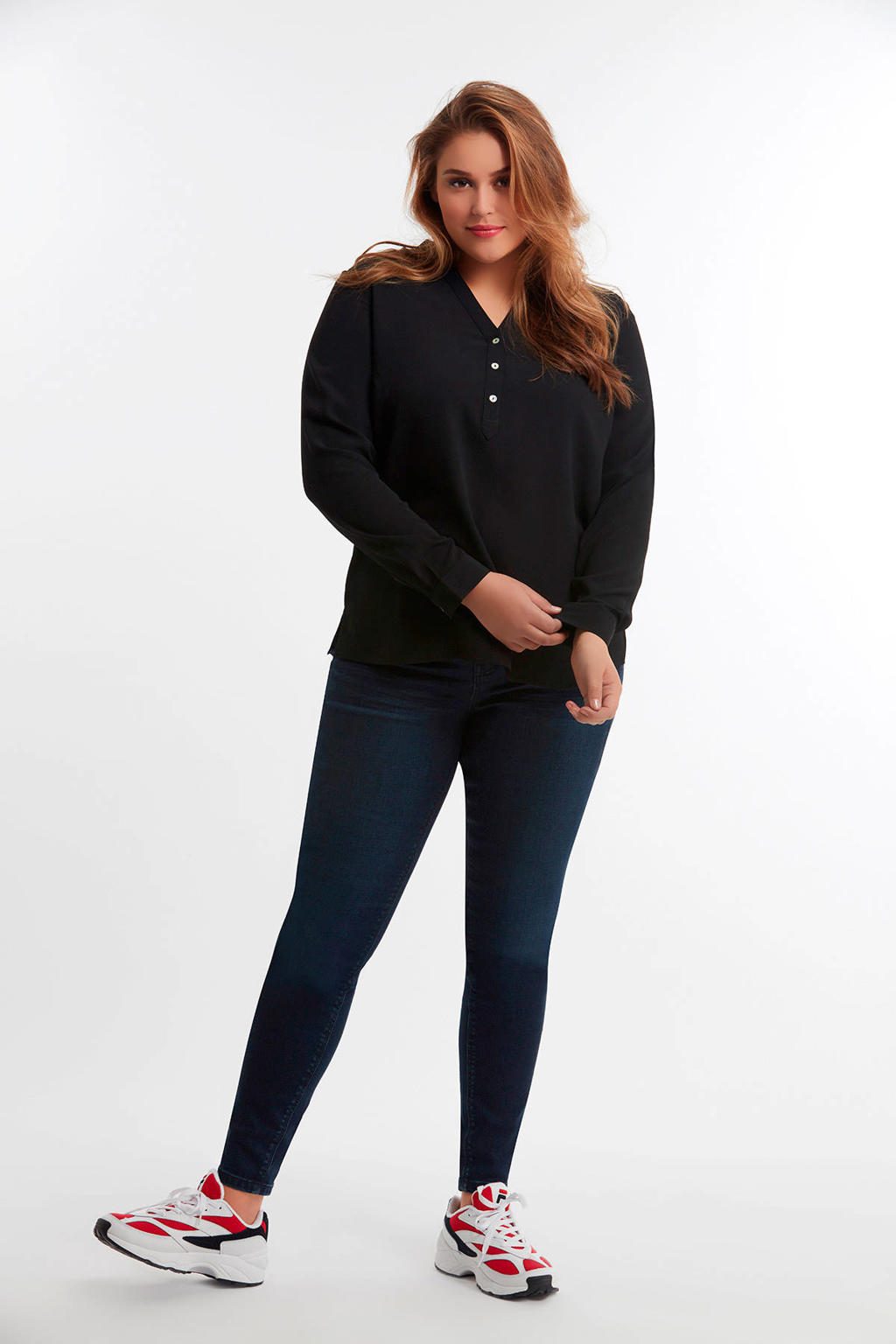 MS Mode top zwart | wehkamp