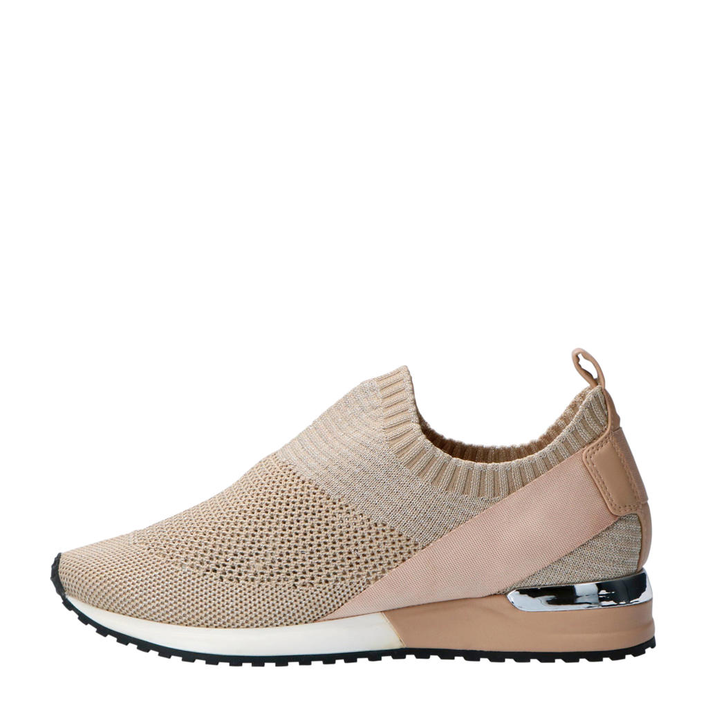 La Strada sneakers beige/goud | wehkamp