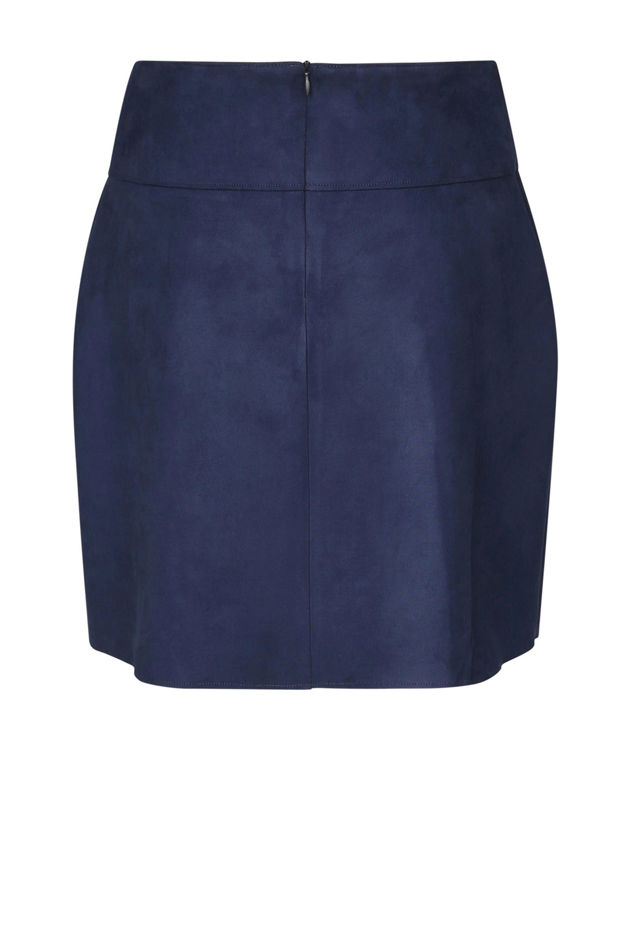 Cassis imitatie suede rok | wehkamp
