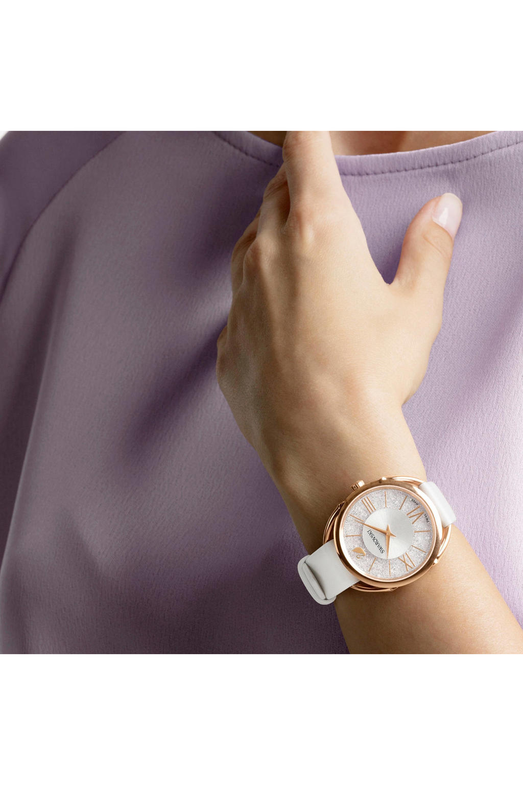 Swarovski horloge Crystalline Glam 5452459 wit | wehkamp
