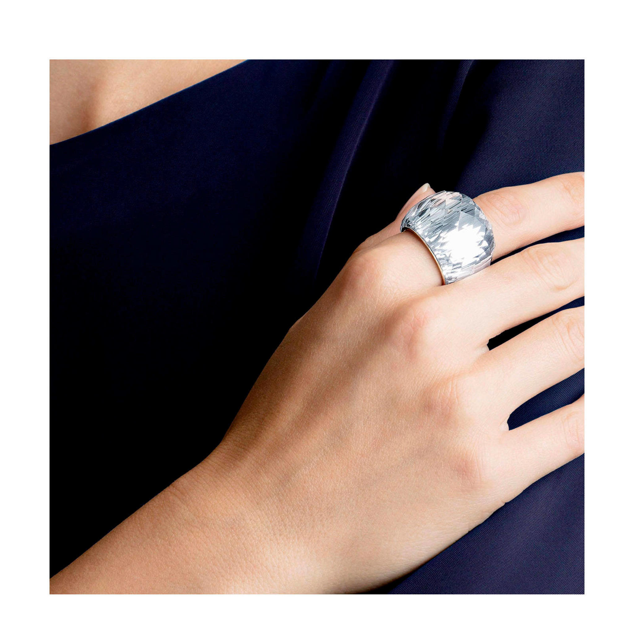 Swarovski ring Nirvana 5470311 zilver | wehkamp