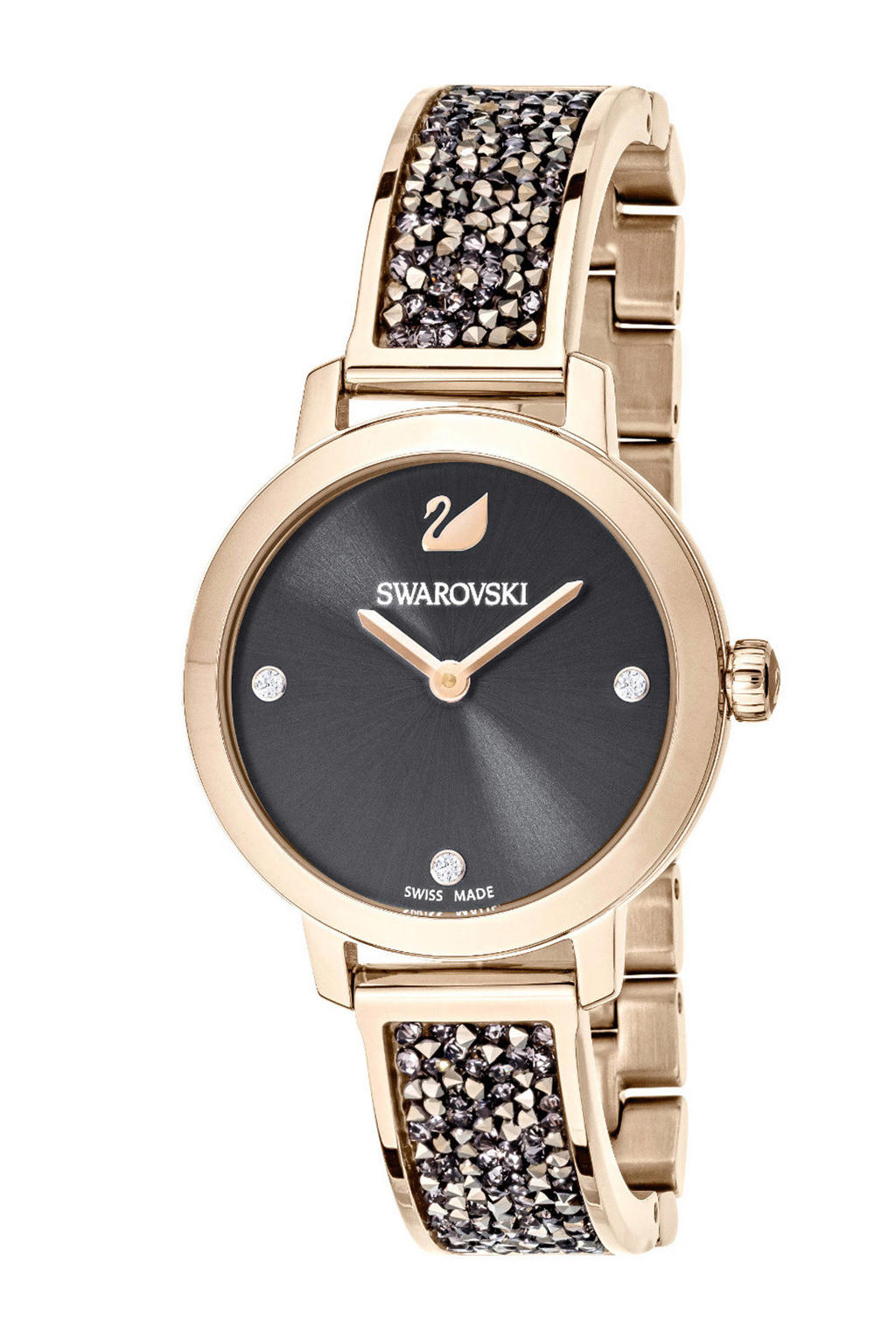 Swarovski horloge Cosmic Rock 5466205 grijs | wehkamp