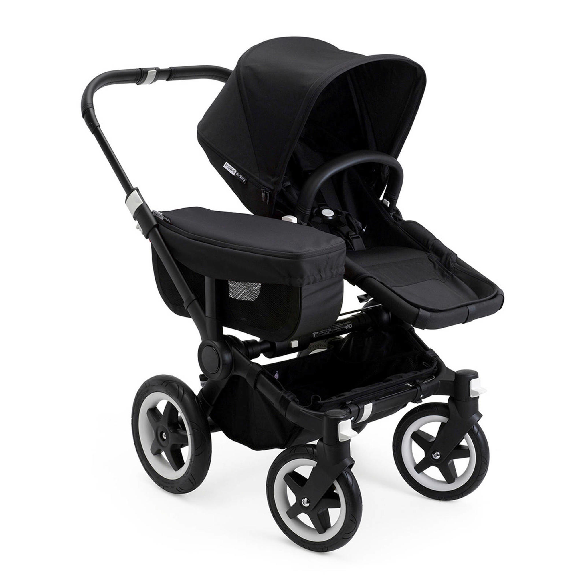 Bugaboo Donkey 2 Mono kinderwagen zwart met zwart frame | wehkamp
