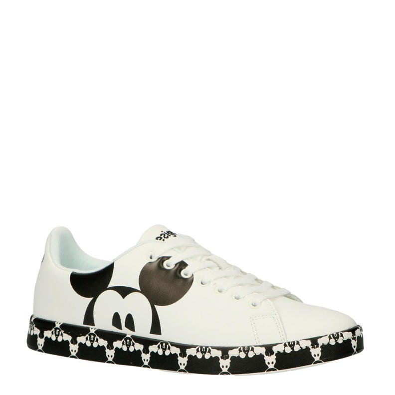 Desigual Cosmic Mickey Mouse sneakers wit/zwart | wehkamp