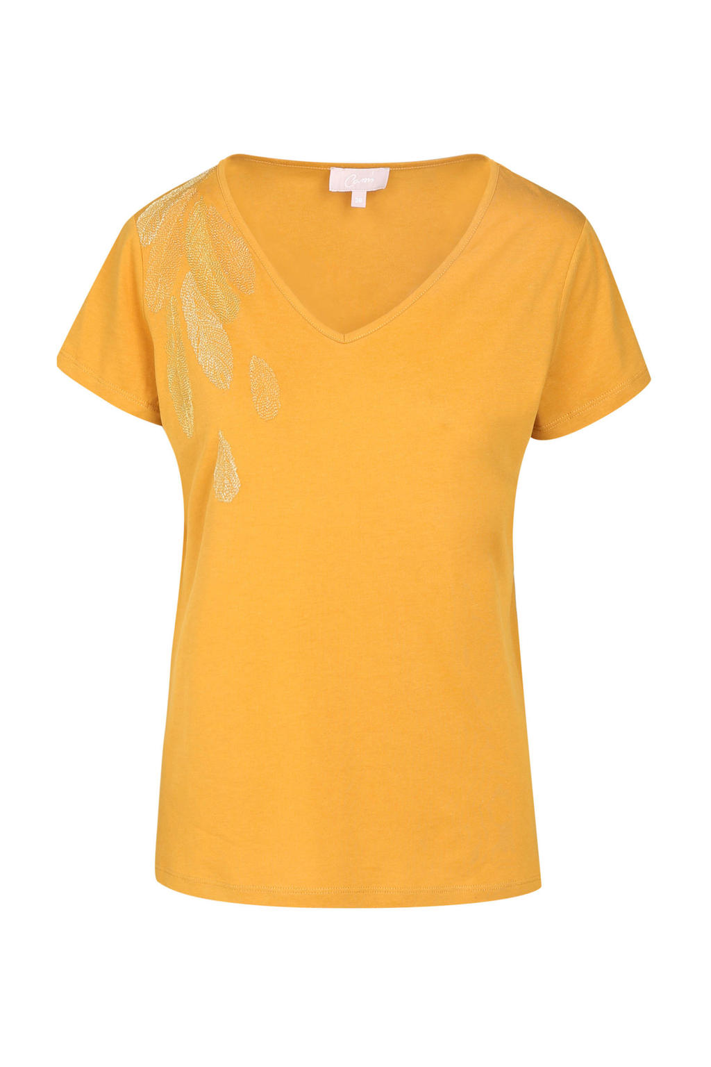 Cassis T-shirt geel | wehkamp