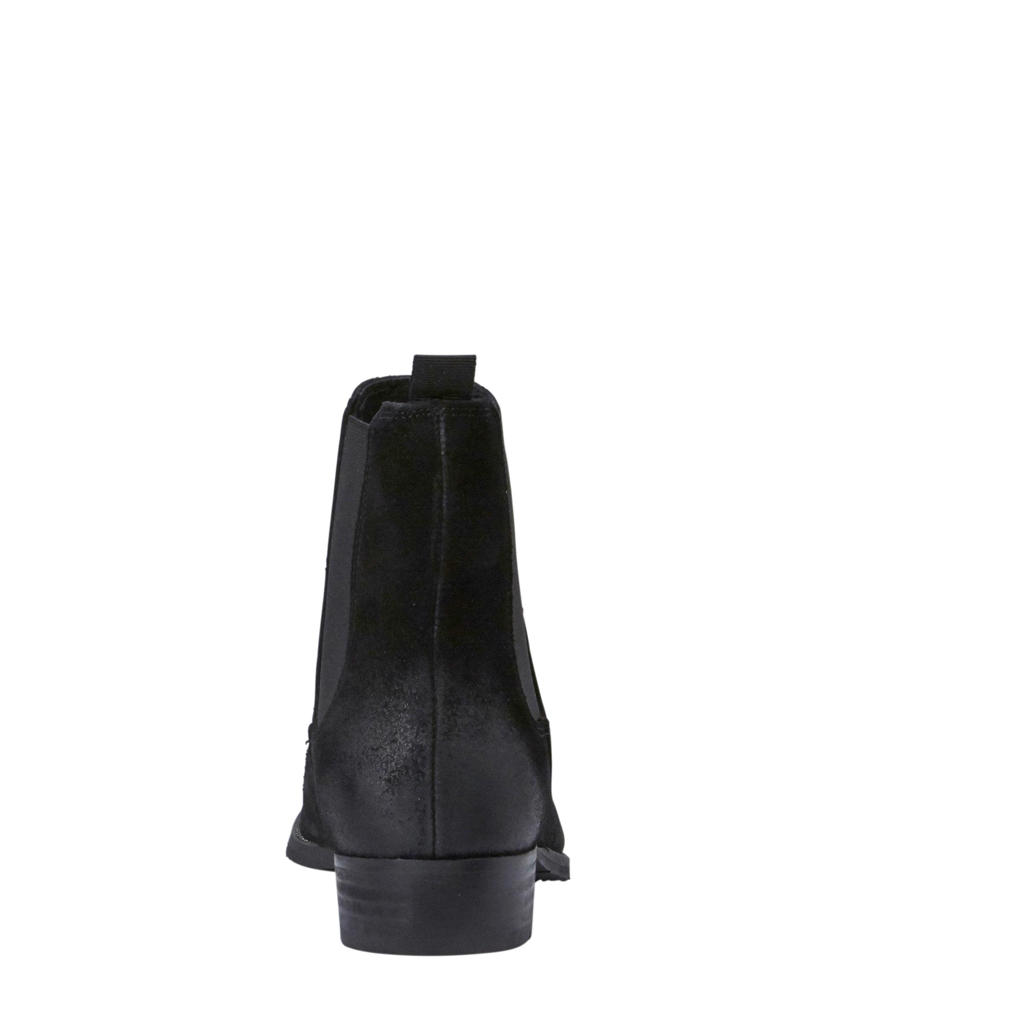 Bianco Beack leren chelsea boots zwart | wehkamp