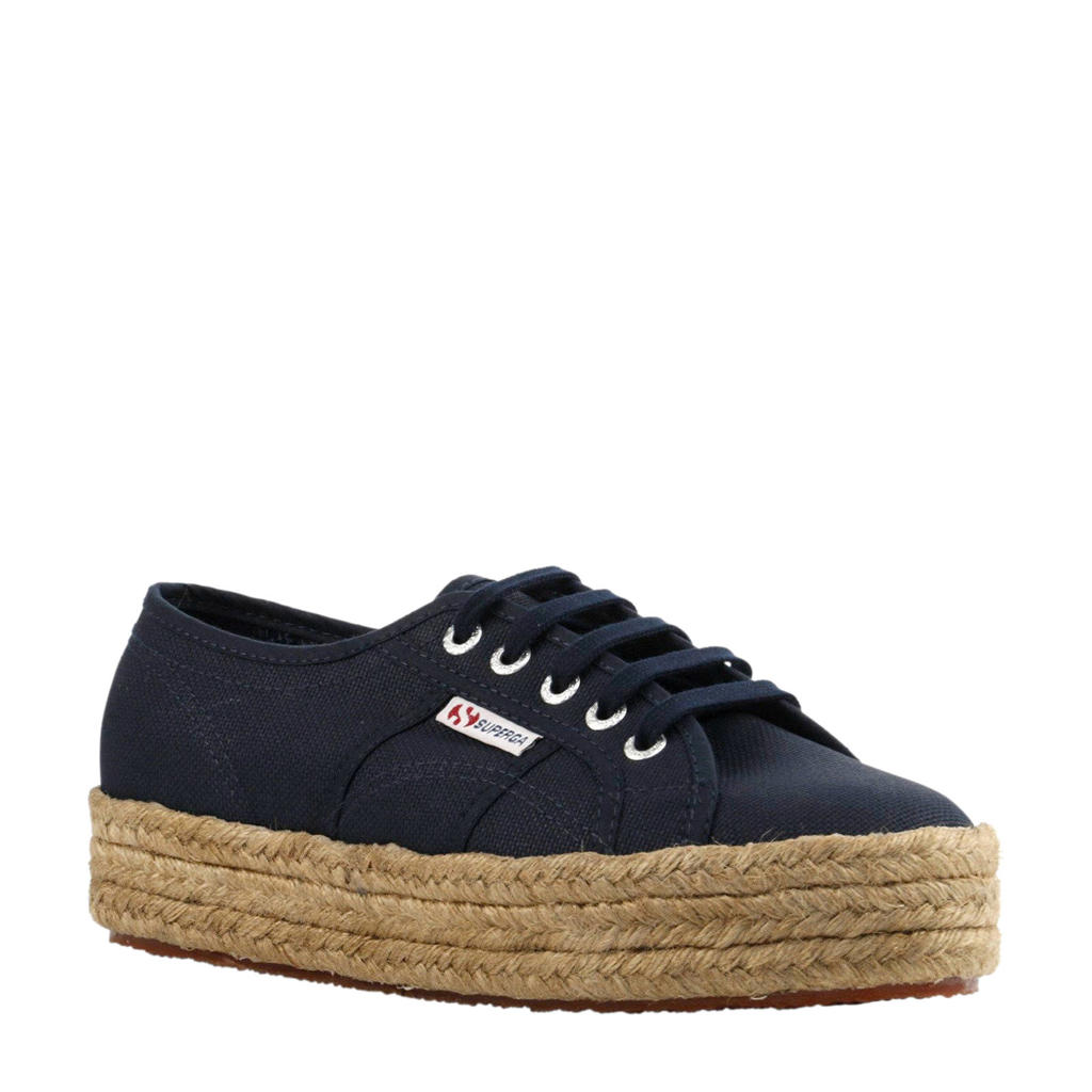 Superga Cotropew espadrilles donkerblauw | wehkamp