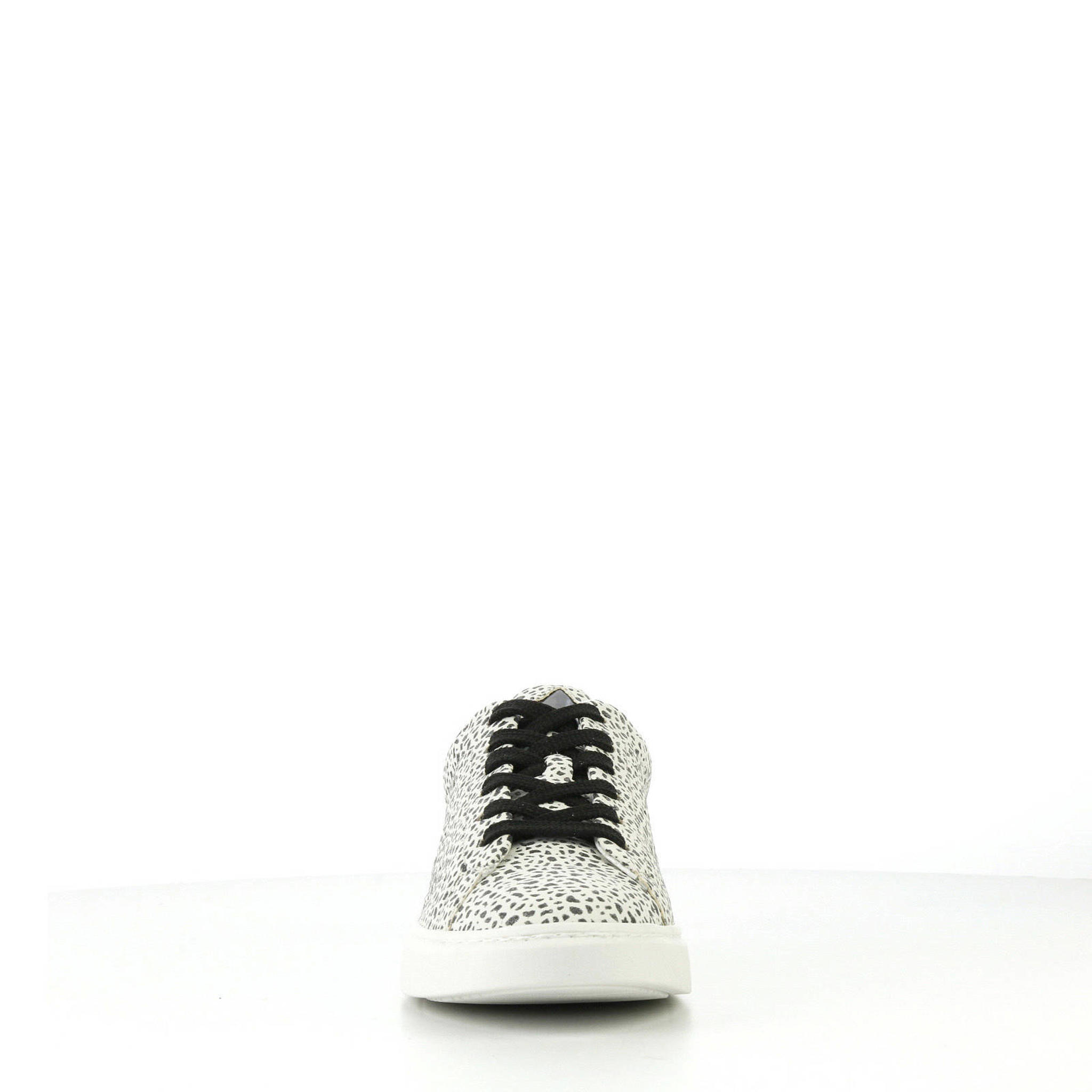 Hip D1253 suède sneakers wit/zwart | wehkamp