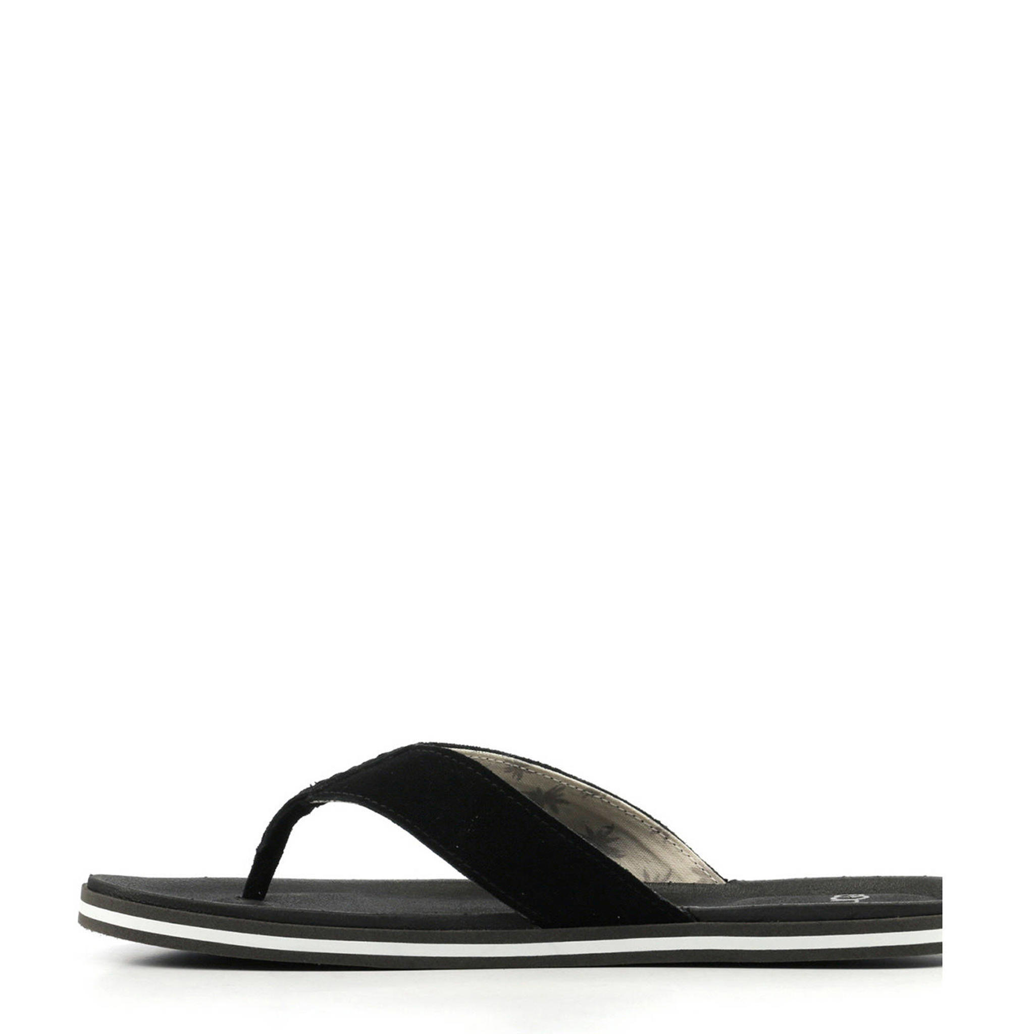 UGG Beach Flip suède teenslippers zwart | wehkamp