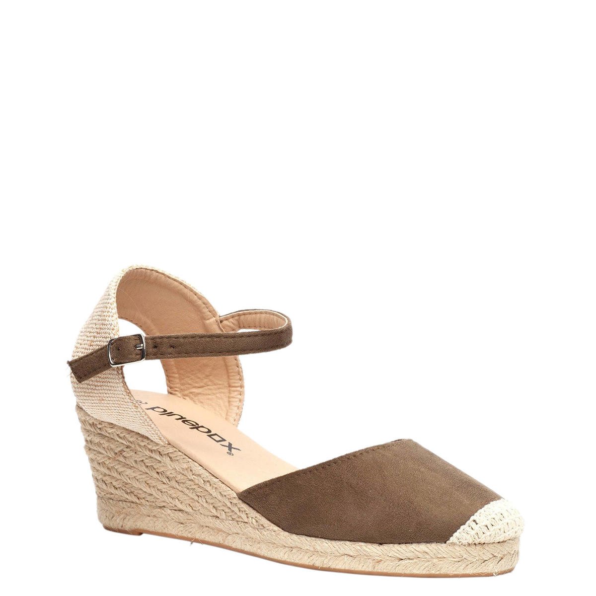 Scapino espadrilles met sleehak kaki | wehkamp